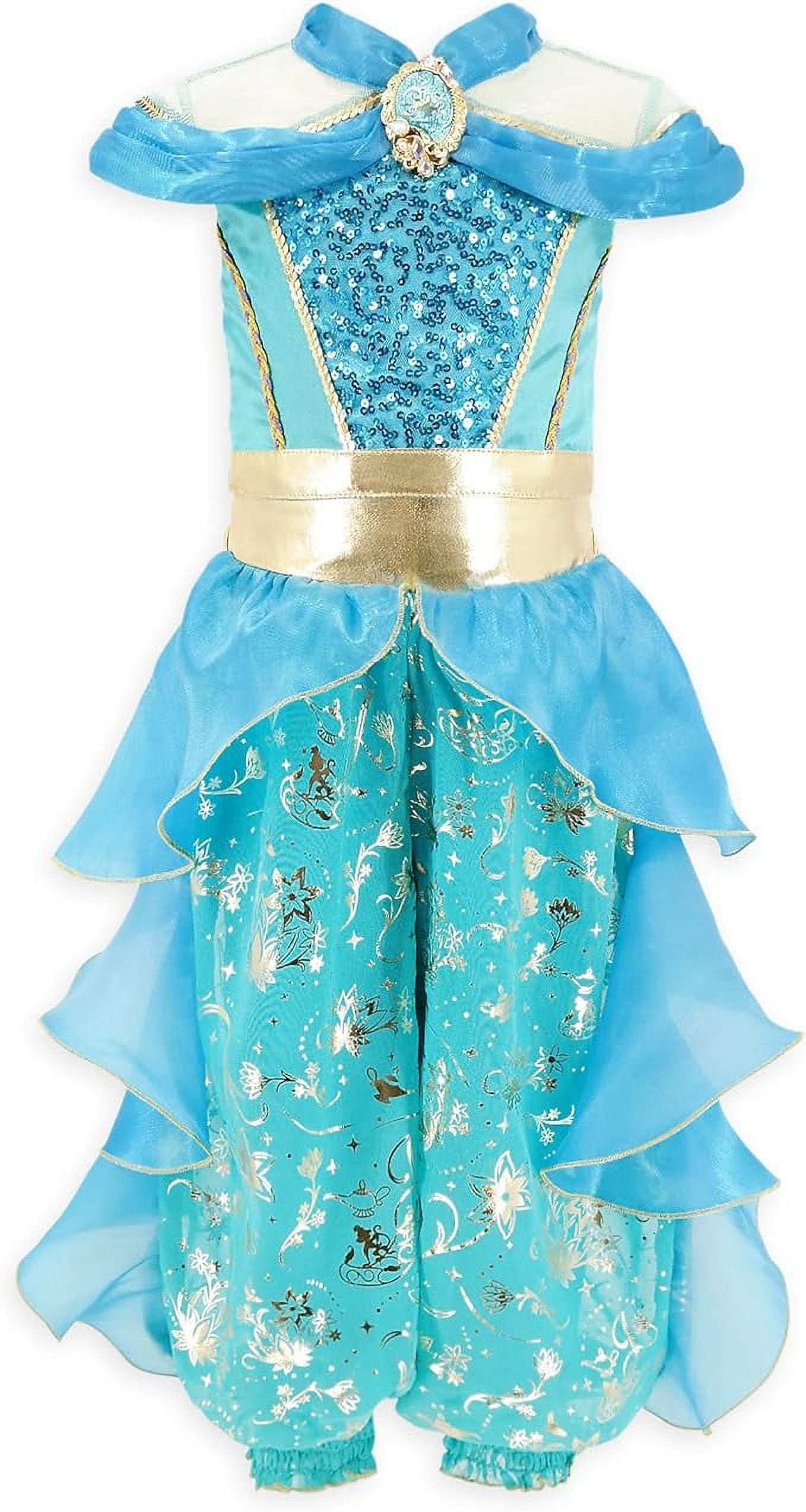 2021 New Birthday Party Princess Jasmine Dress Halloween Aladdin ...