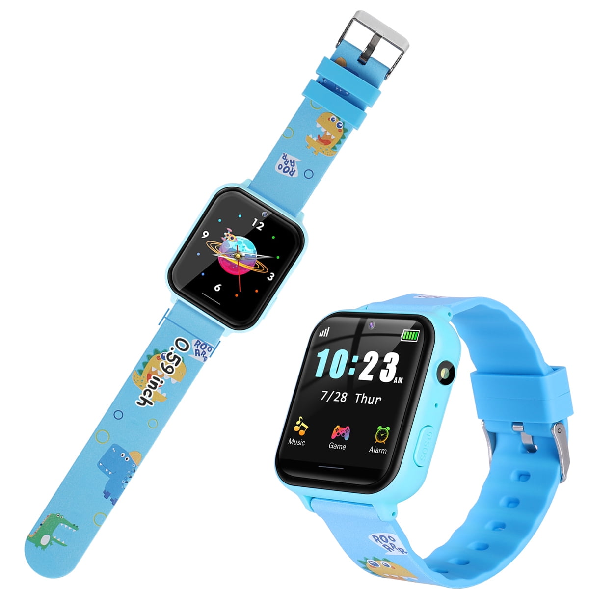 2021 New Kids Smart Watches with 10 Games Phone Call for Boys Girls ...