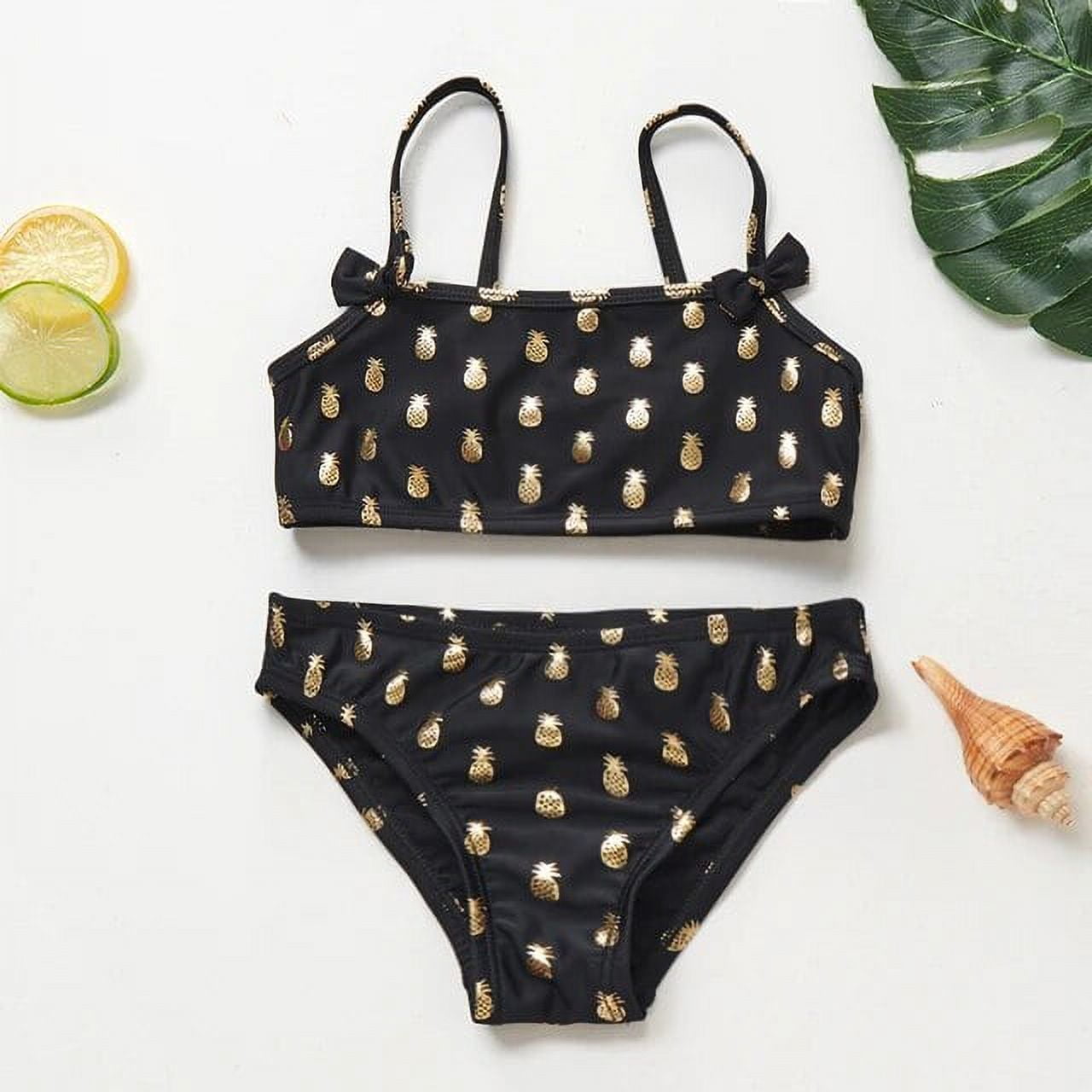 2021 New Two Piece Tankini Suits for Girls Swimsuit Children Swimwear ...