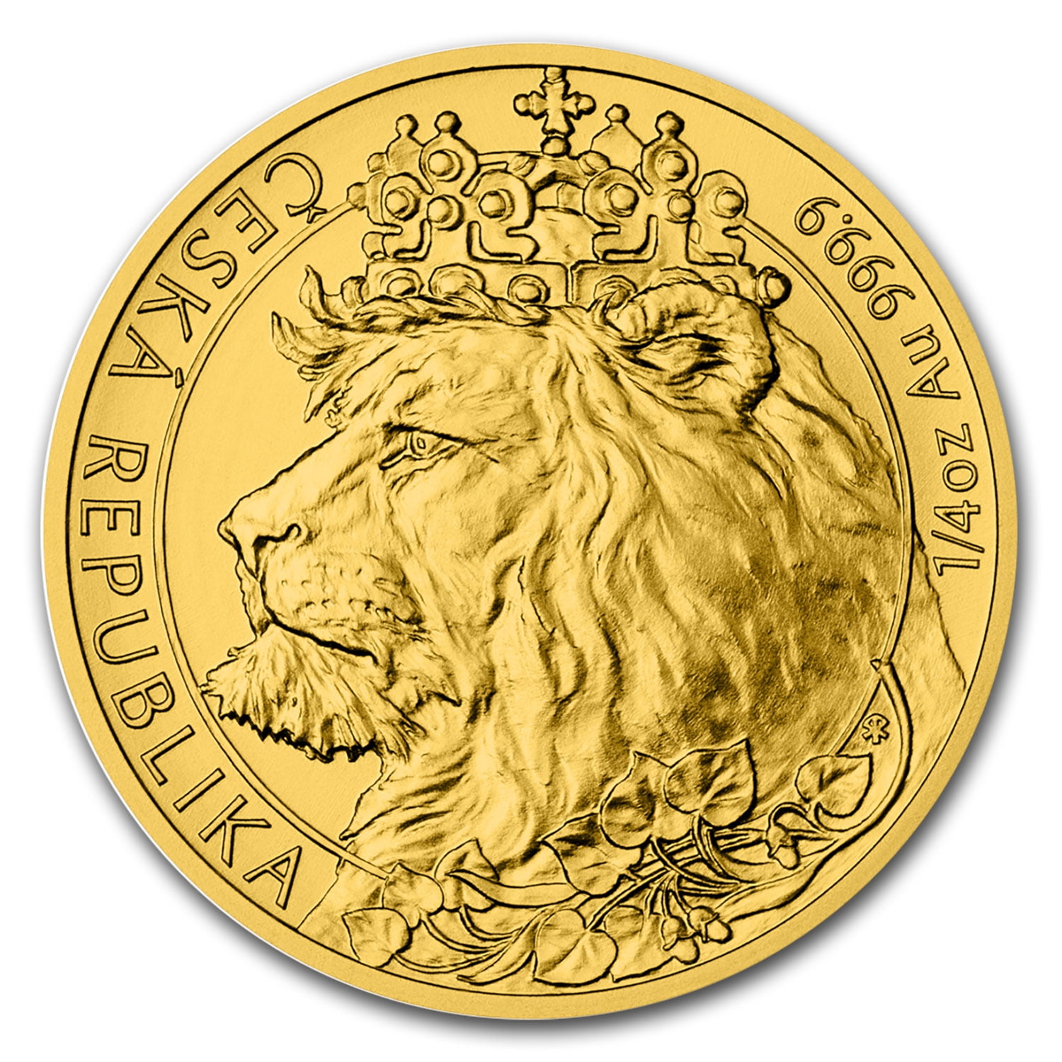 2021 Niue 1/4 oz Gold Czech Lion BU - Walmart.com