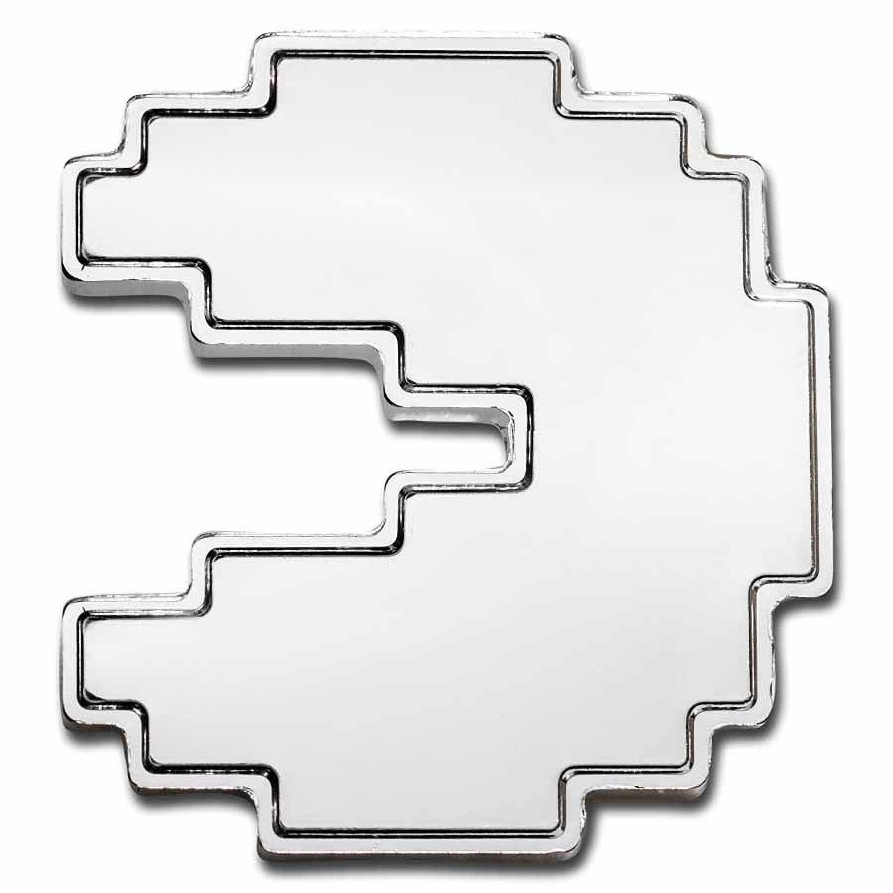 2021 Niue 1 oz Silver $2 PAC-MAN™ Shaped PAC-STACK Stackable Coin ...