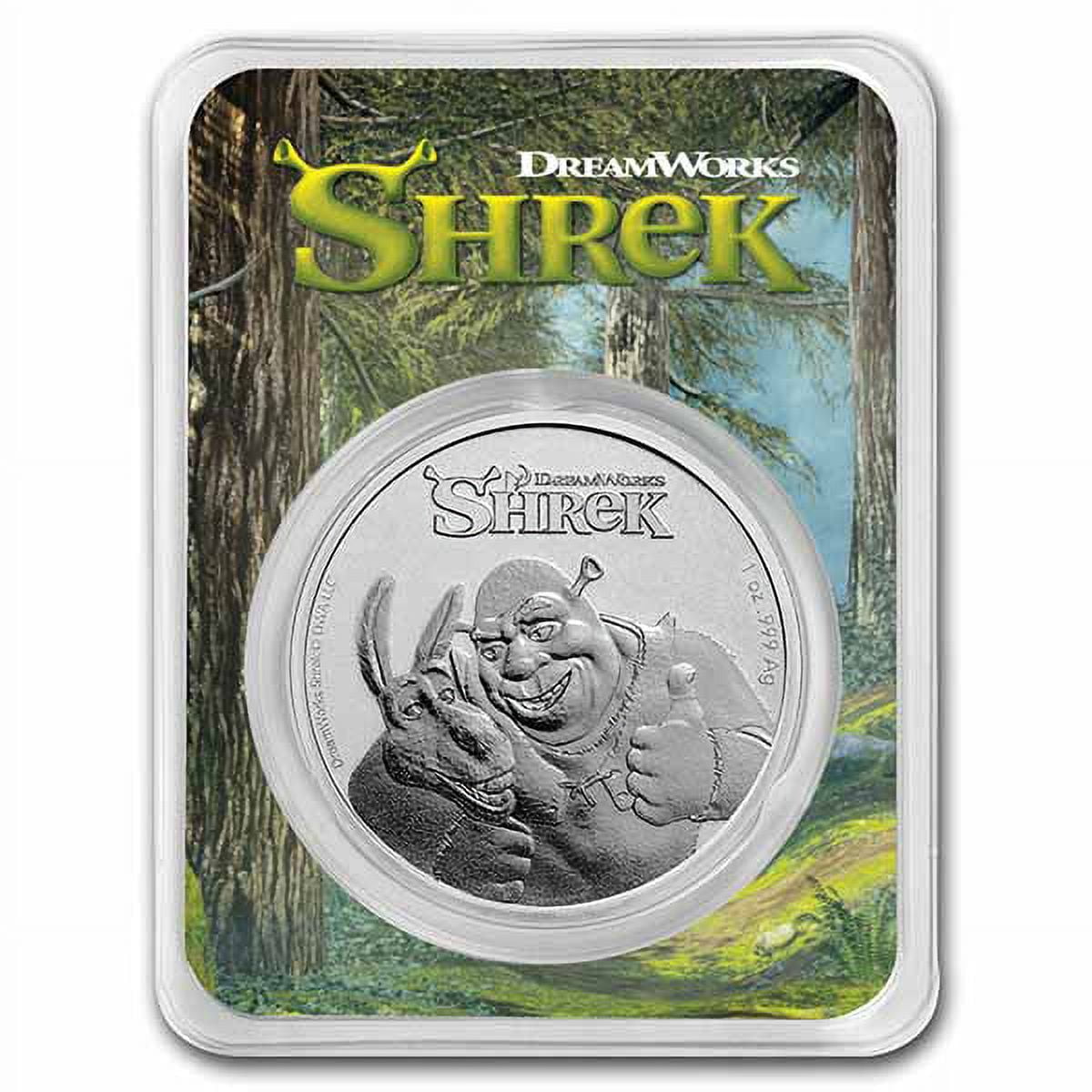 2021 Niue 1 oz Silver $2 Shrek 20th Anniversary Coin in TEP - Walmart.com