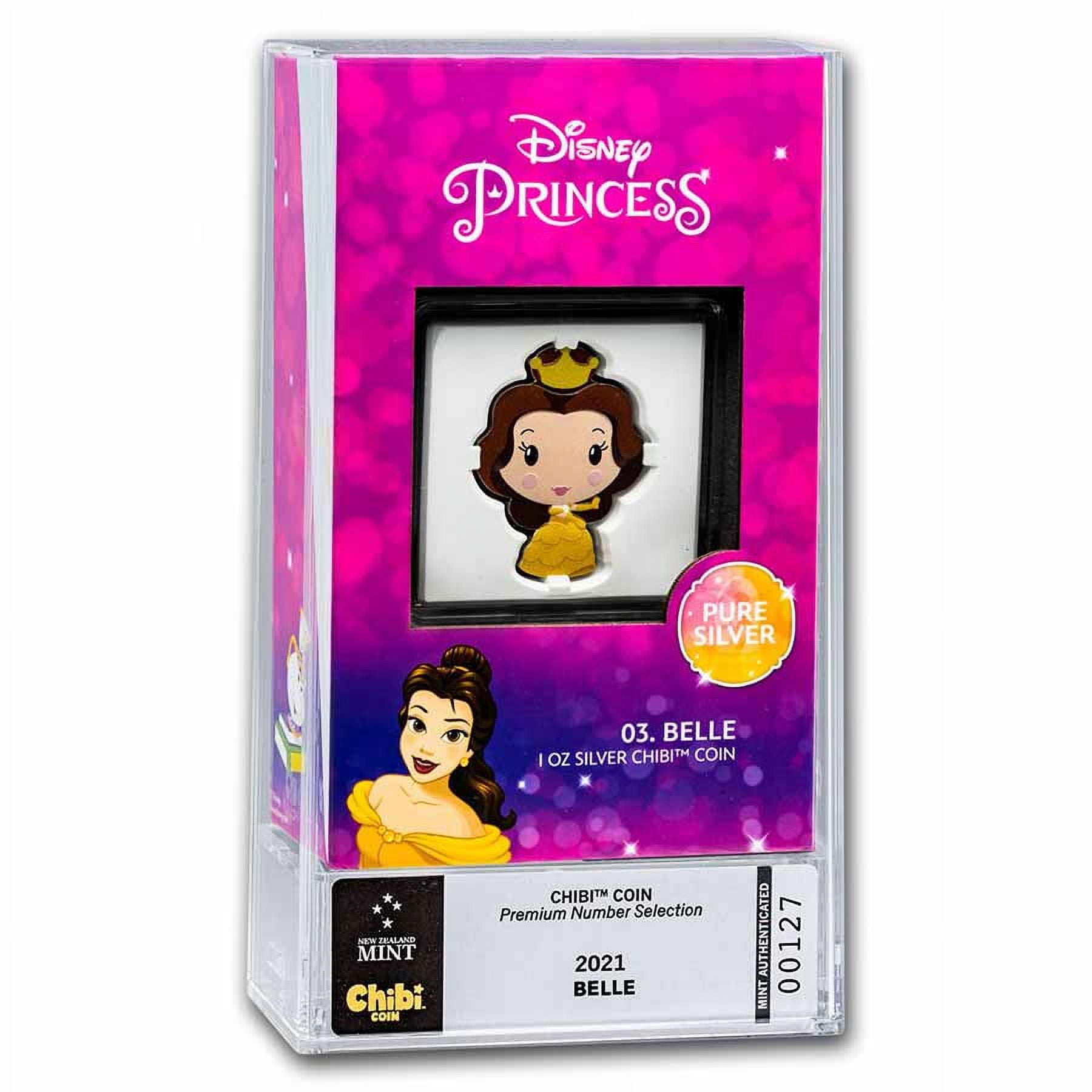 2021 Niue 1 oz Silver Chibi Coin: Belle (Numbered Premium) - Walmart.com