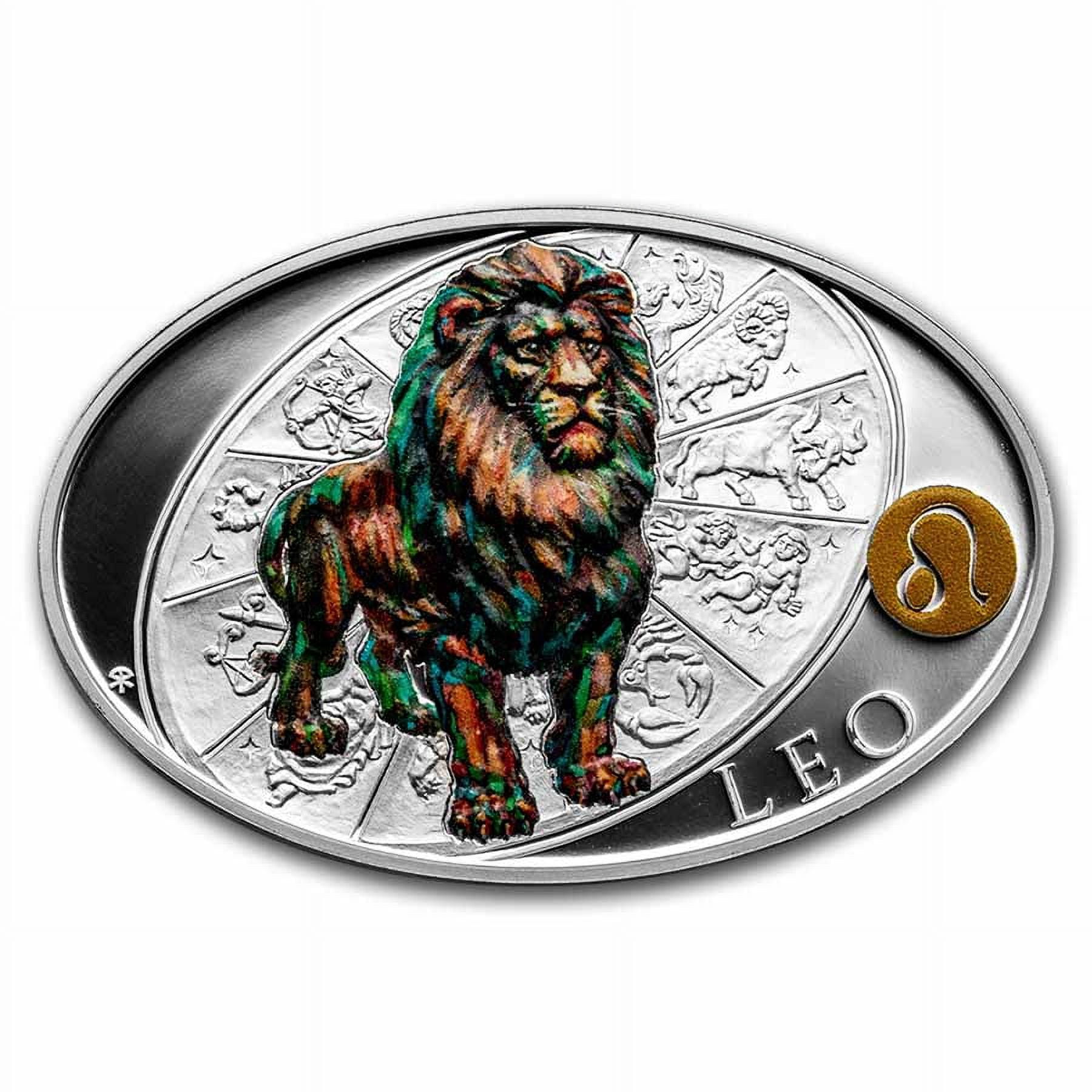 2021 Niue 1 oz Silver Proof Leo Zodiac Coin in Precious Metals Series ...