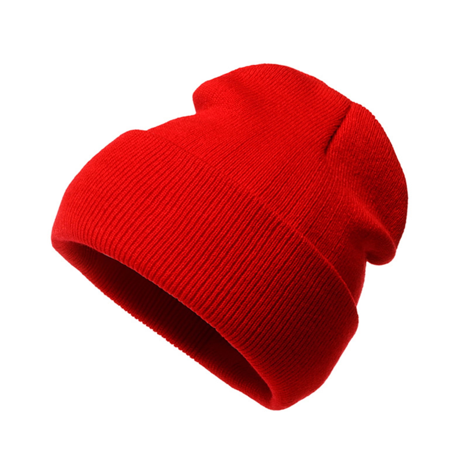 2021 Outdoor Winter Adult Neutral Keep Warm Hats Candy Color Knitted ...