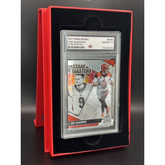2021 Panini Mosaic Football Card SM4 Joe Burrow Stare Masters Insert W ...