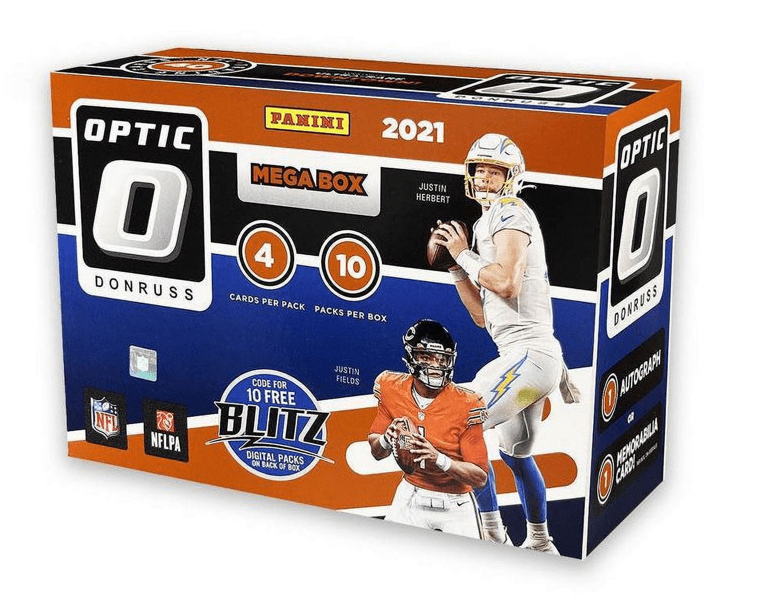 Panini 2021 NFL Donruss Optic Football Mega Box - 40 Trading Cards, 1 ...