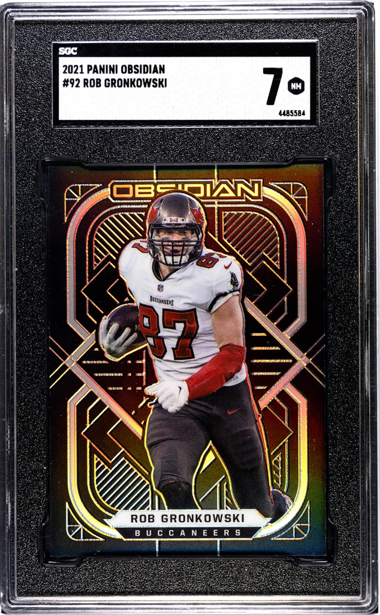 2021 Panini Obsidian Rob Gronkowski #92 SGC 7 - Walmart.com