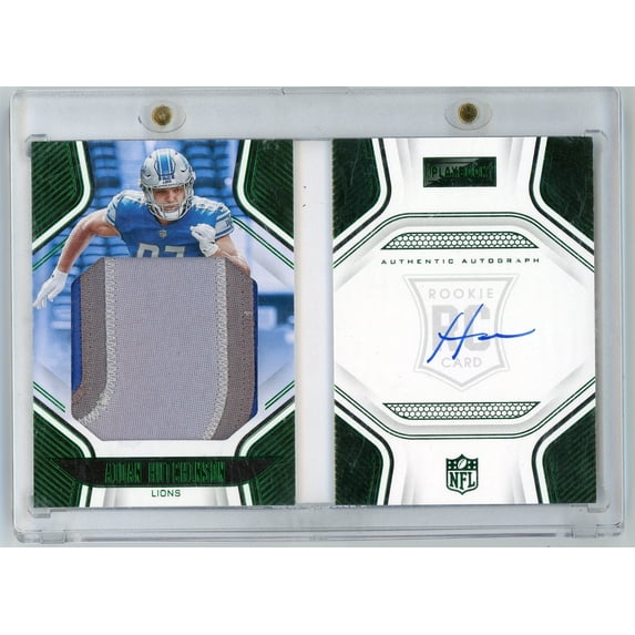 2021 Panini Playbook Rookies Playbook Jersey Autographs Aidan ...