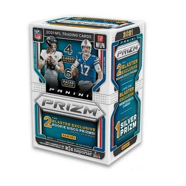 2021 Panini Prizm Football Blaster Box (Disco Prizms) - Walmart.com