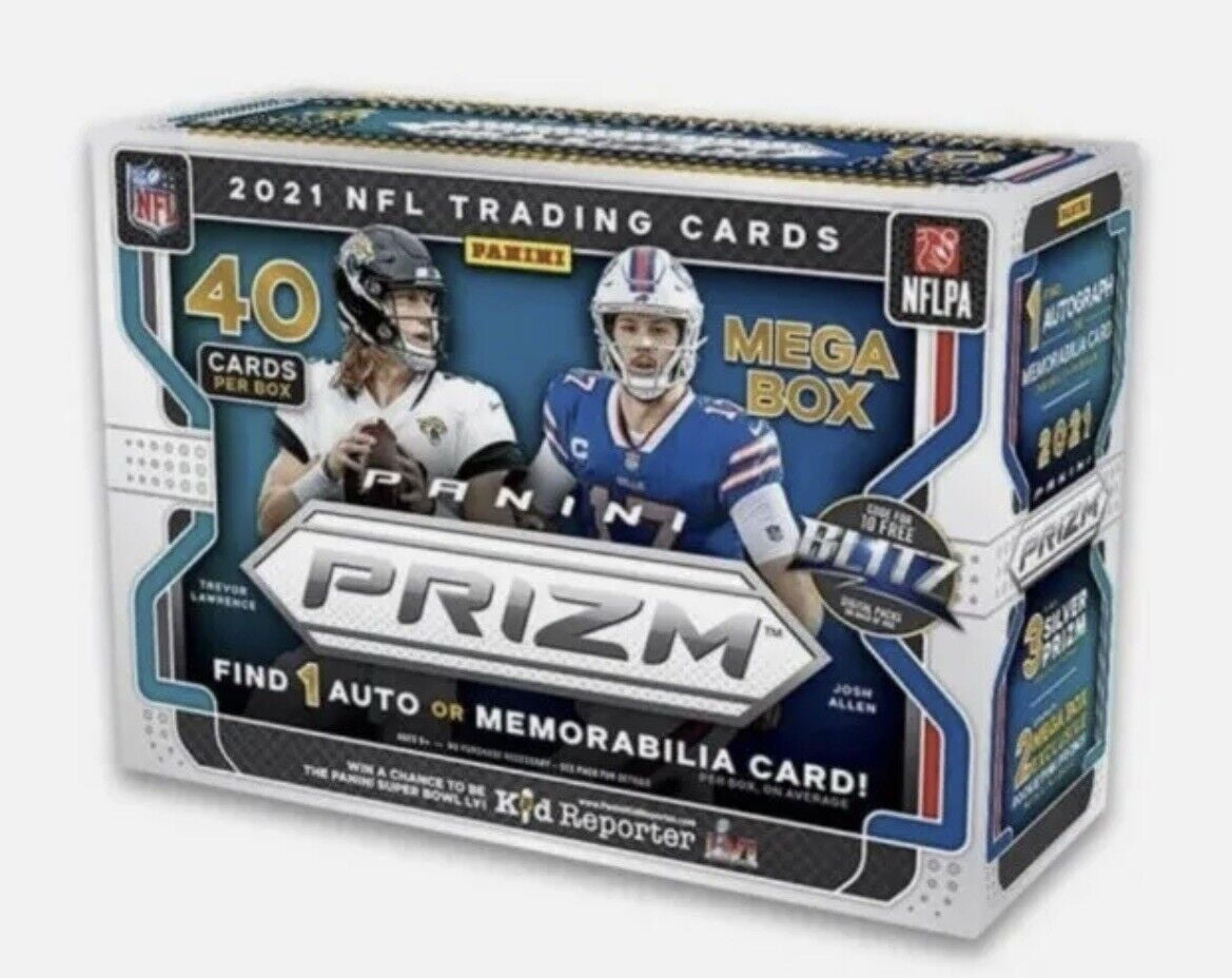 2021 Panini Prizm NFL Mega Box Exclusive 40ct - Walmart.com
