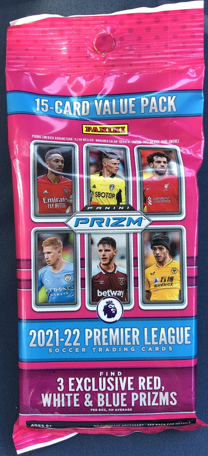 2021 Panini Prizm Premier League Soccer Trading Cards Fat Pack ...