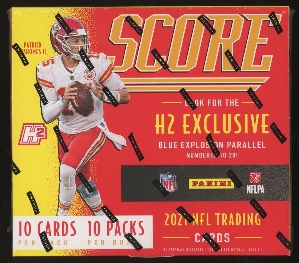 2021 Panini Score H2 Hybrid Football Box - Walmart.com