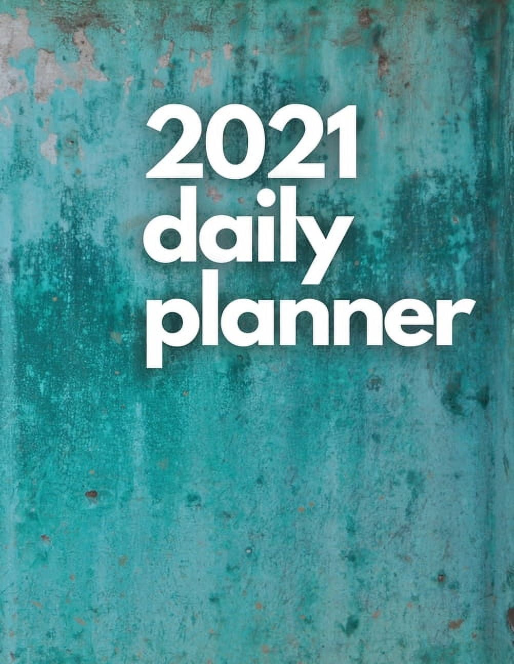 2021 Planners: Large 2021 Daily Planner, Turquoise Edition: 12 Month ...