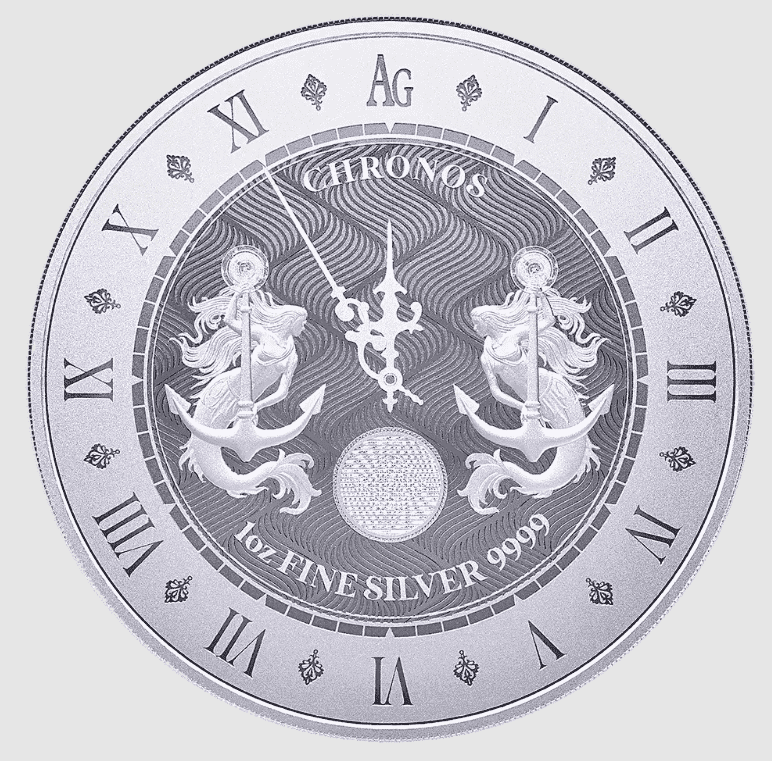 2021 Pressburg Mint Tokelau Chronos 1 oz Silver Coin in Mint Capsule ...