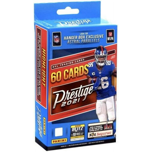 2021 Prestige NFL Football Hanger Box 60 Cards. Exclusive Astral ...