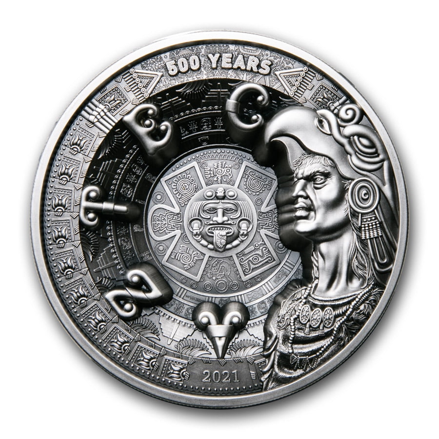 2021 Samoa 1 kilo Silver Aztec Empire Multiple Layer Coin - Walmart.com