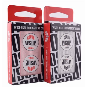 2018 Set of 2 Decks Dealt at WSOP Copag Plastic Playing Cards Bridge ...