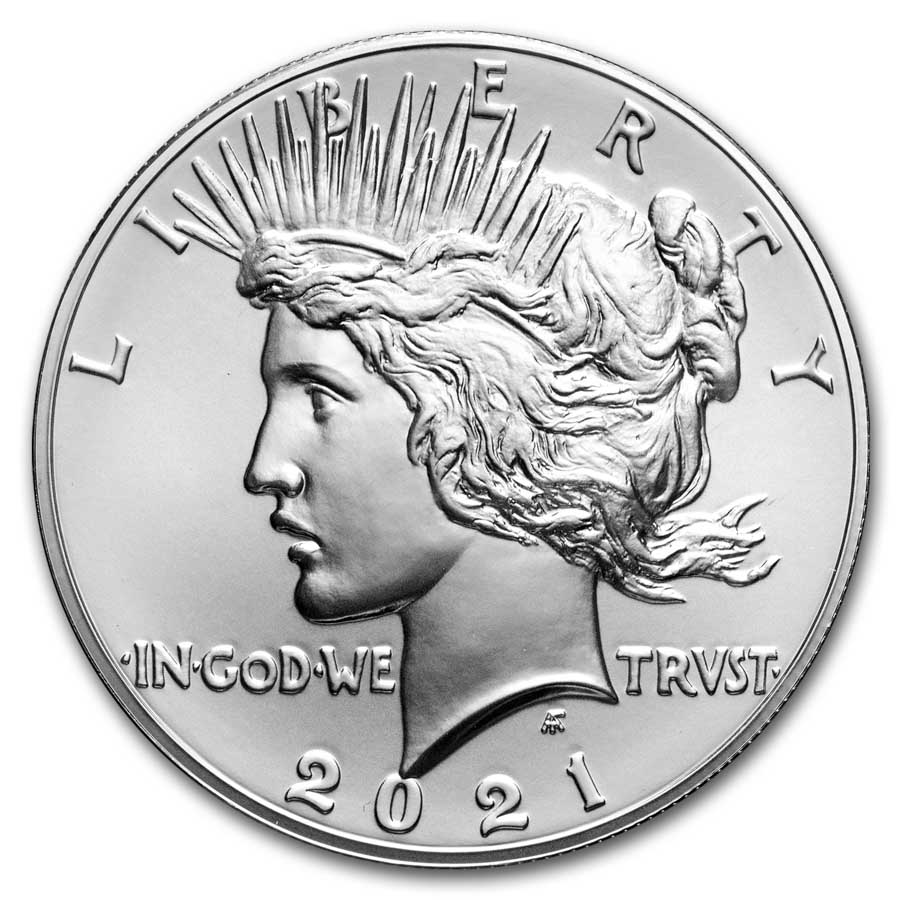 2021 Silver Peace Dollar (Capsule Only) - Walmart.com