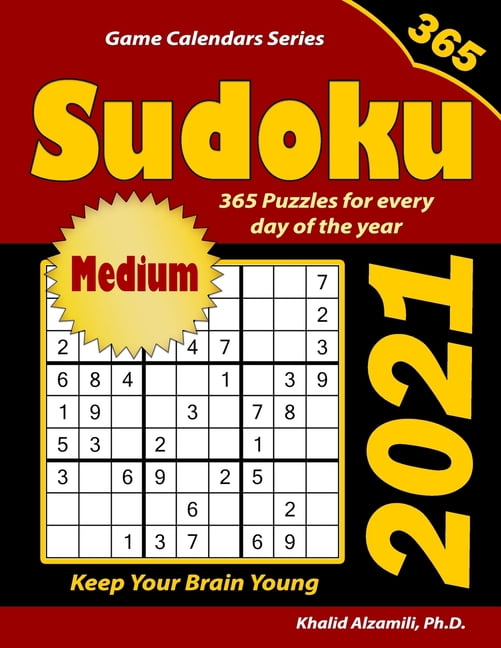 Game Calendars 2021 Sudoku: 365 Medium Puzzles for Every Day of the ...
