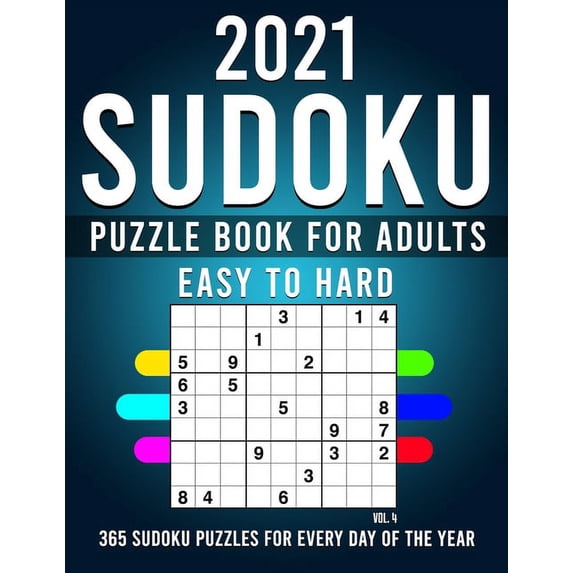 2021 Sudoku: 365 Sudoku Puzzles For Every Day Of The Year (2021 Sudoku ...