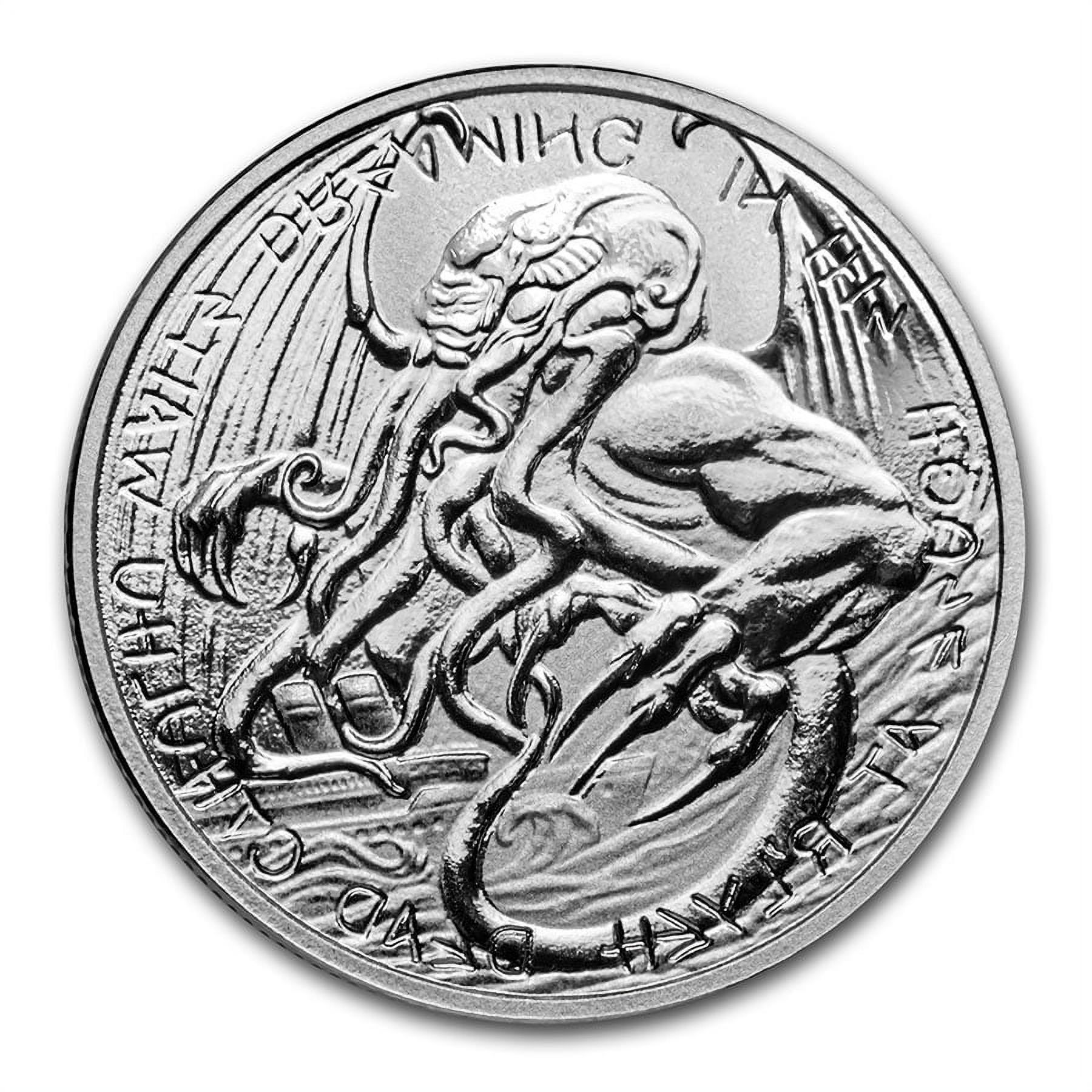 2021 Tokelau 1 oz Silver $2 The Great Old One: Cthulhu Coin - Walmart.com