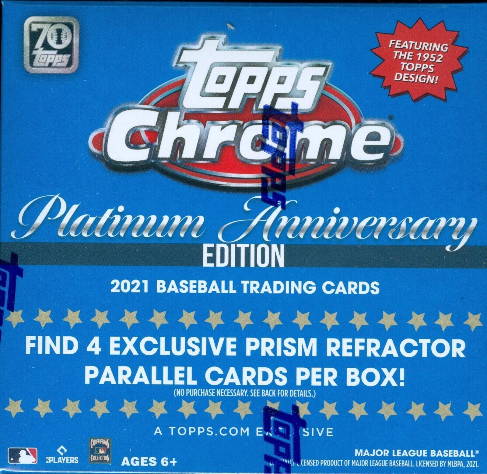 2021 Topps Chrome Platinum Anniversary Edition Baseball Mega Box ...