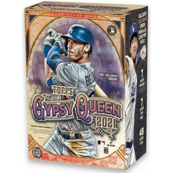 Topps 2021 Gypsy Queen MLB Baseball Trading Card Blaster Box - 7 Packs ...