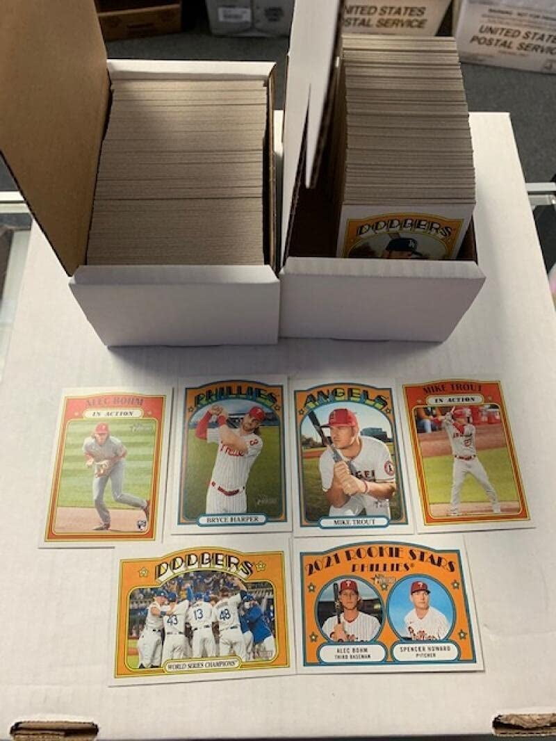 2021 Topps Heritage Complete Hand Collated Base Set of 400 Cards - No ...