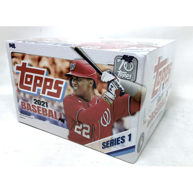Topps 2021 Series 1 Baseball Retail Display Box - 70th Anniversary ...