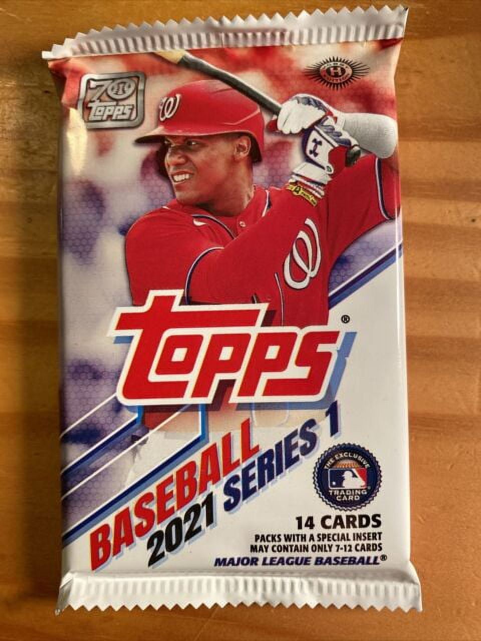 2021 Topps Updates MLB Baseball Trading Cards Pack - Walmart.com