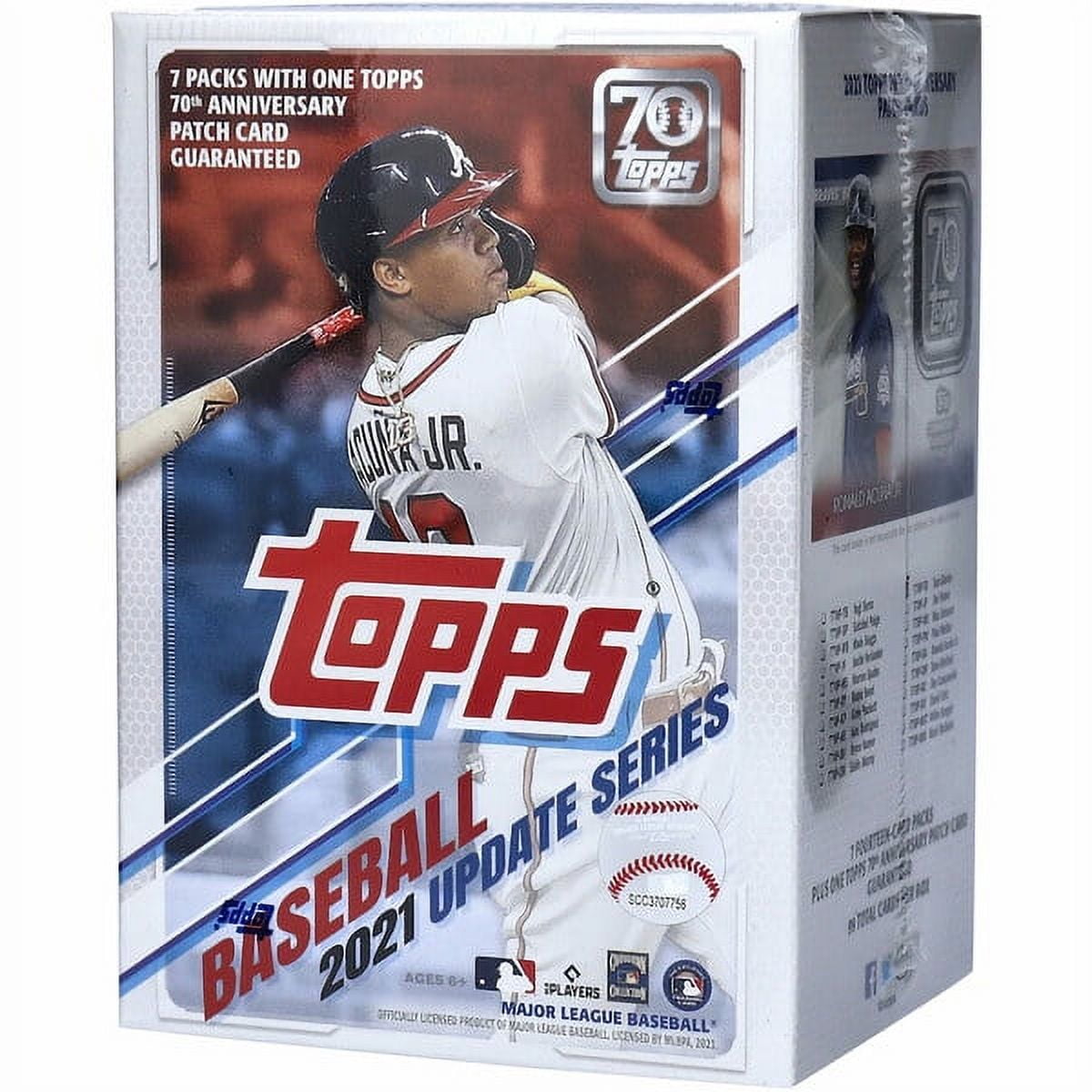 2021 Topps Updates Series Baseball Factory Sealed 7-Pack Value Box ...