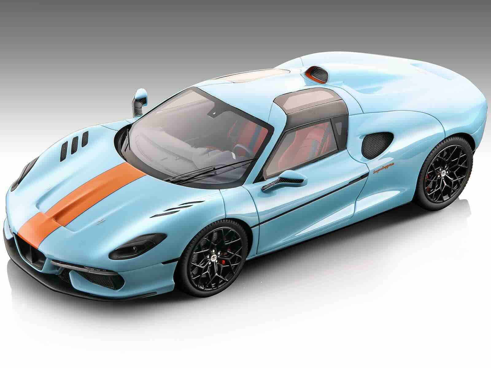 2021 Touring Superleggera Arese RH95 Light Blue w/Orange Stripes "Gulf ...