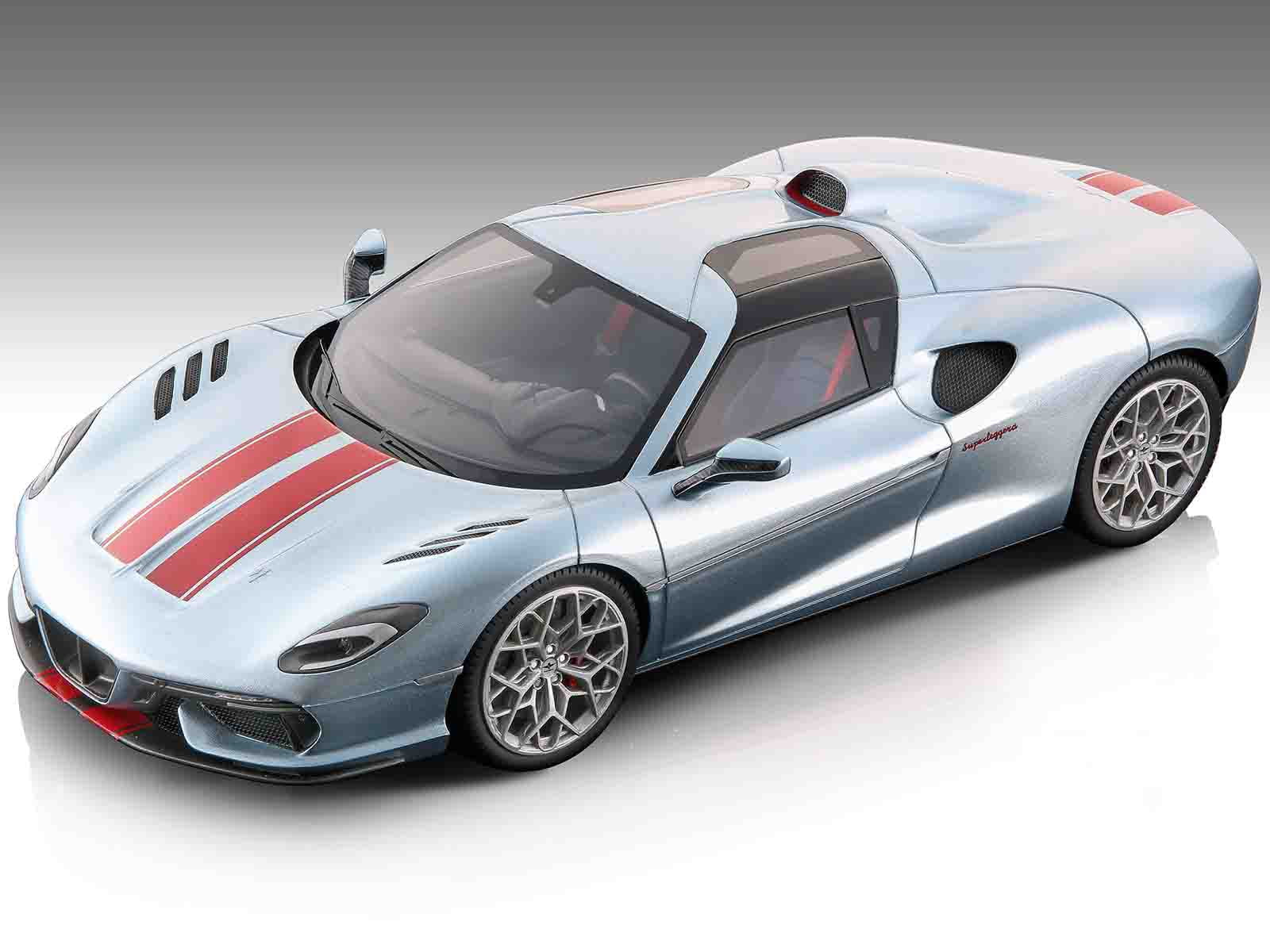 2021 Touring Superleggera Arese RH95 Silver Met. w/Red Stripes "Mythos ...