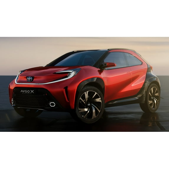 2021 Toyota Aygo X Prologue Concept Car - 20x30 Inch Laminated Poster ...