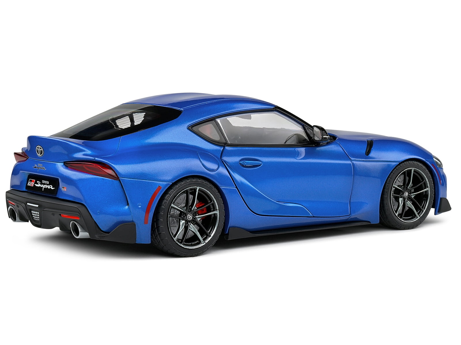 2021 Toyota GR Supra Horizon Blue Metallic 1/18 Diecast Model Car by ...