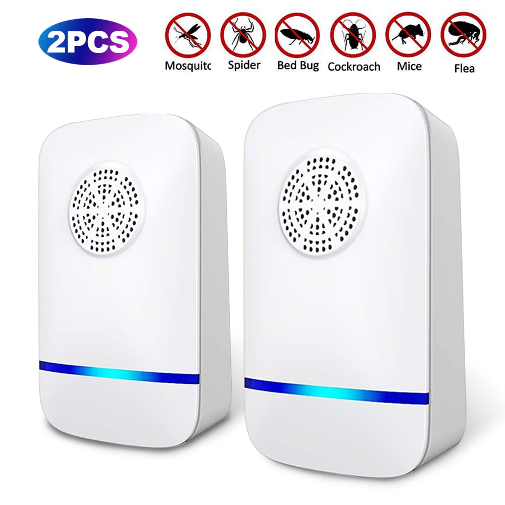 2021 Ultrasonic Pest Repeller 2-Pack - Indoor Plug in Defender for Home ...
