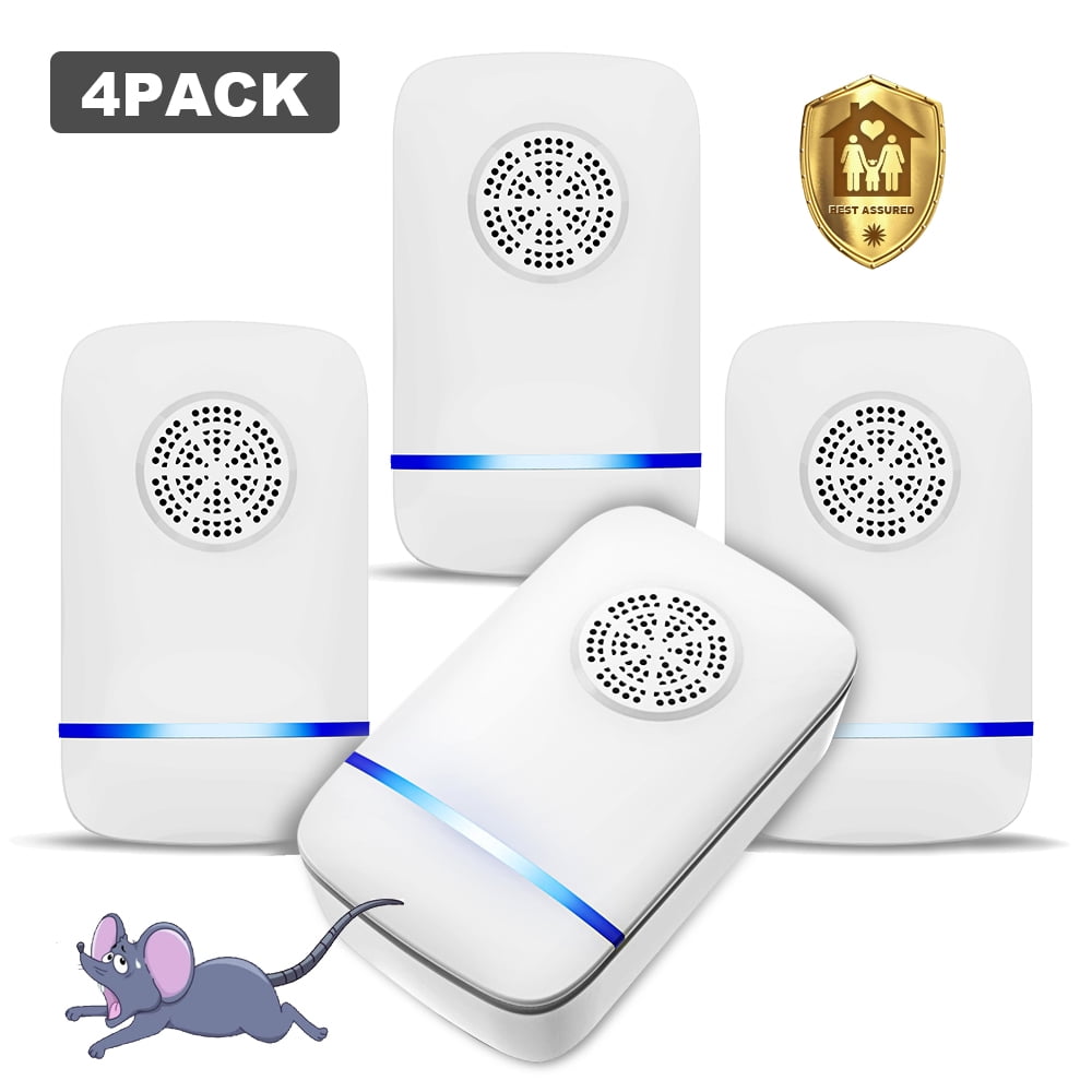2021 Ultrasonic Pest Repeller 4-Pack - Indoor Plug in Defender for Home ...