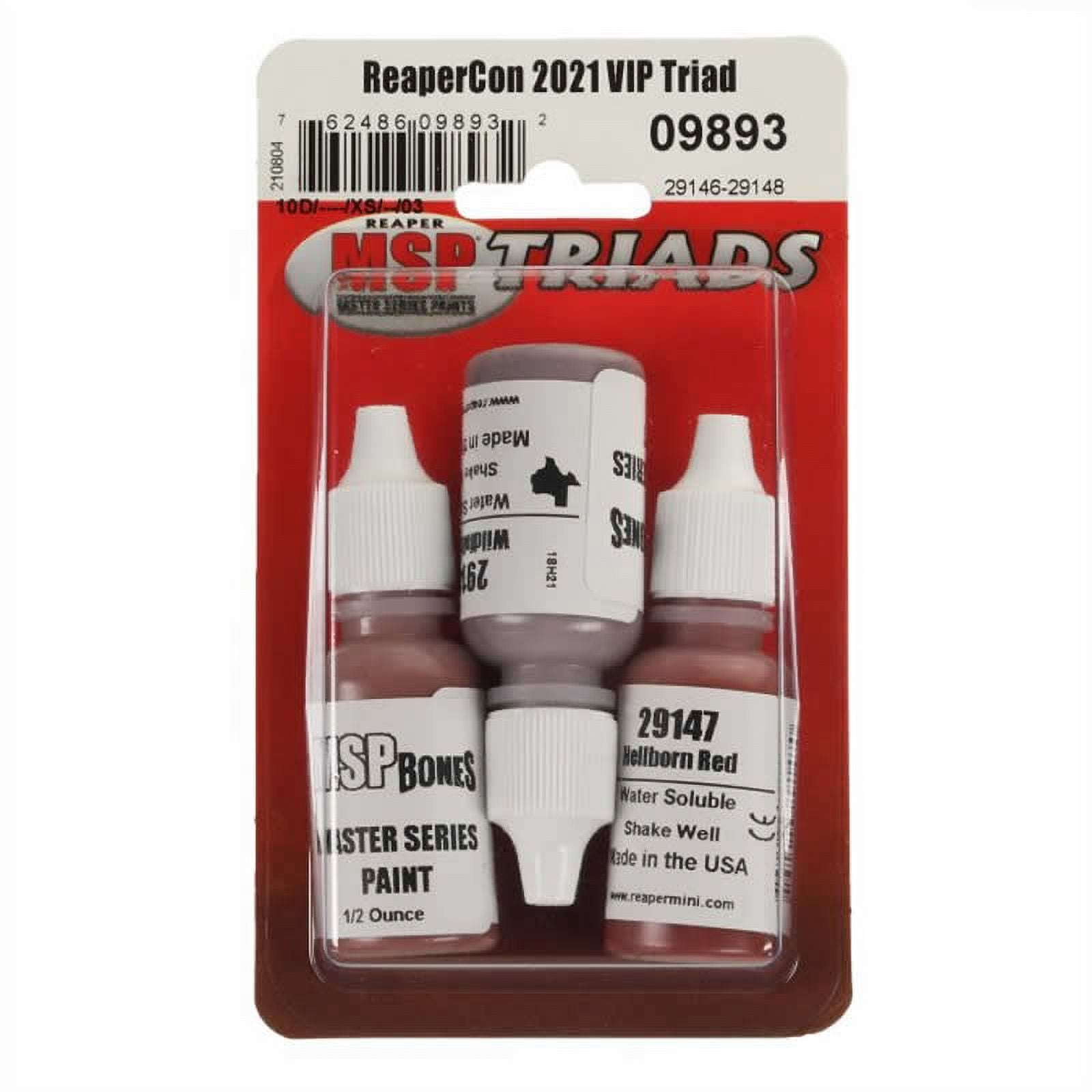 2021 Vip Triad Acrylic Reaper Master Series Hobby Paint Dropper Bottles ...