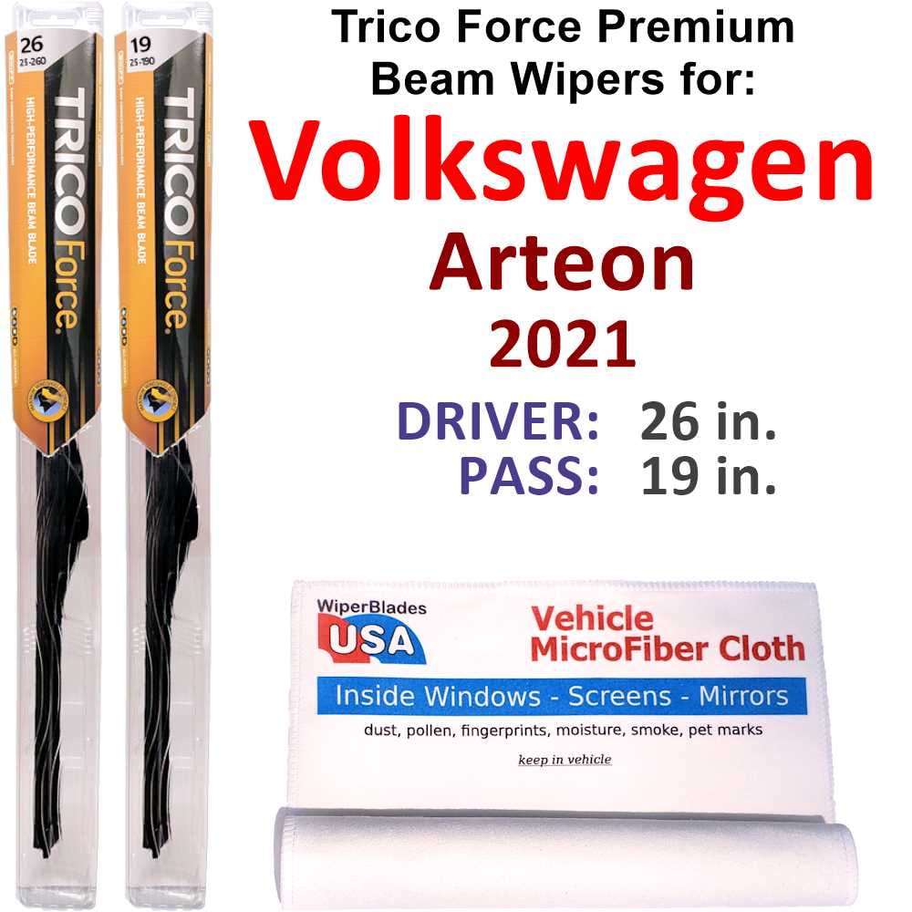 2021 Volkswagen Arteon Performance Beam Wipers (Set of 2) - Walmart.com