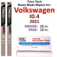 2021 Volkswagen ID.4 Beam Blade Wipers (Set of 2) - Walmart.com