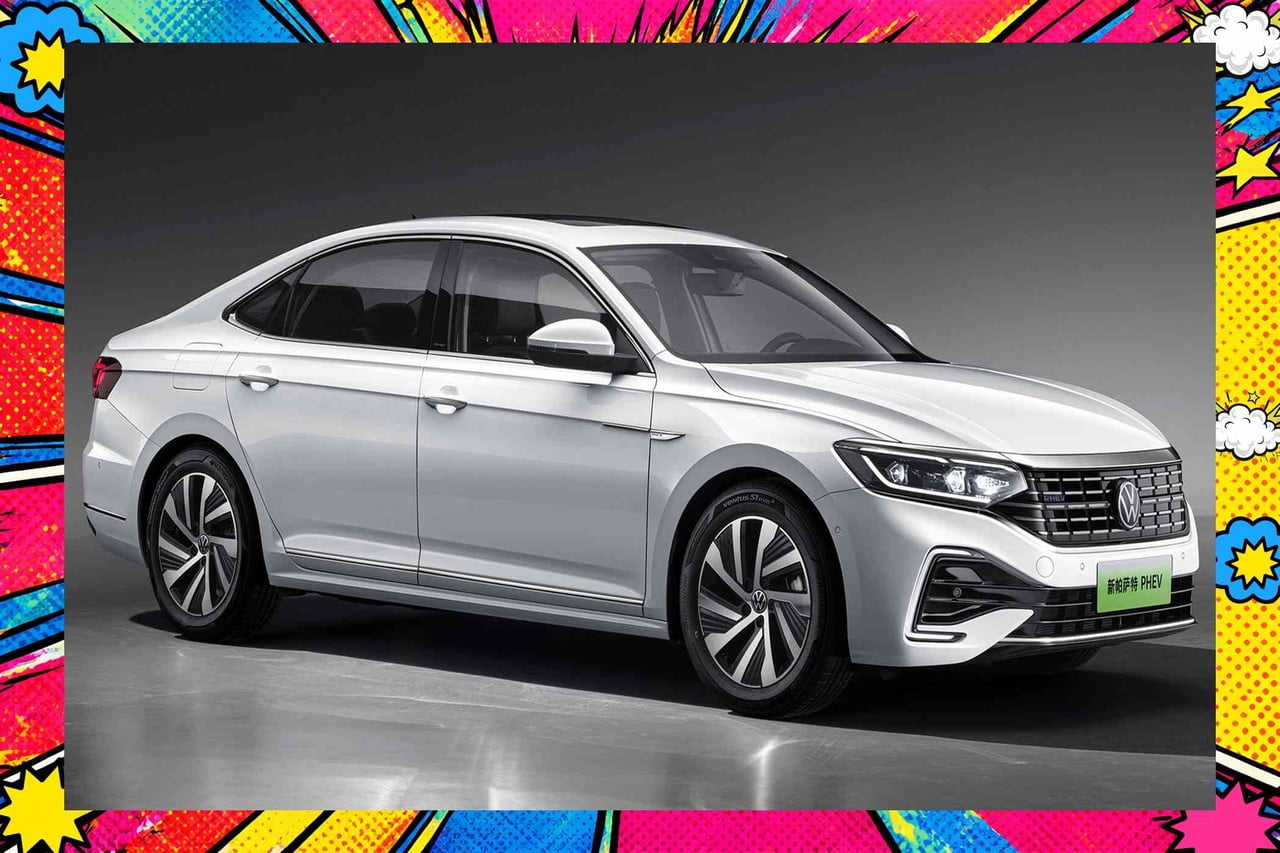 2021 Volkswagen Passat PHEV CN - Pop Art Edition | 12x18 Inch Laminated ...