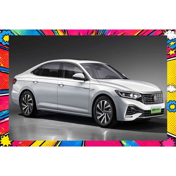 2021 Volkswagen Passat PHEV CN - Pop Art Edition | 20x30 Inch Laminated ...