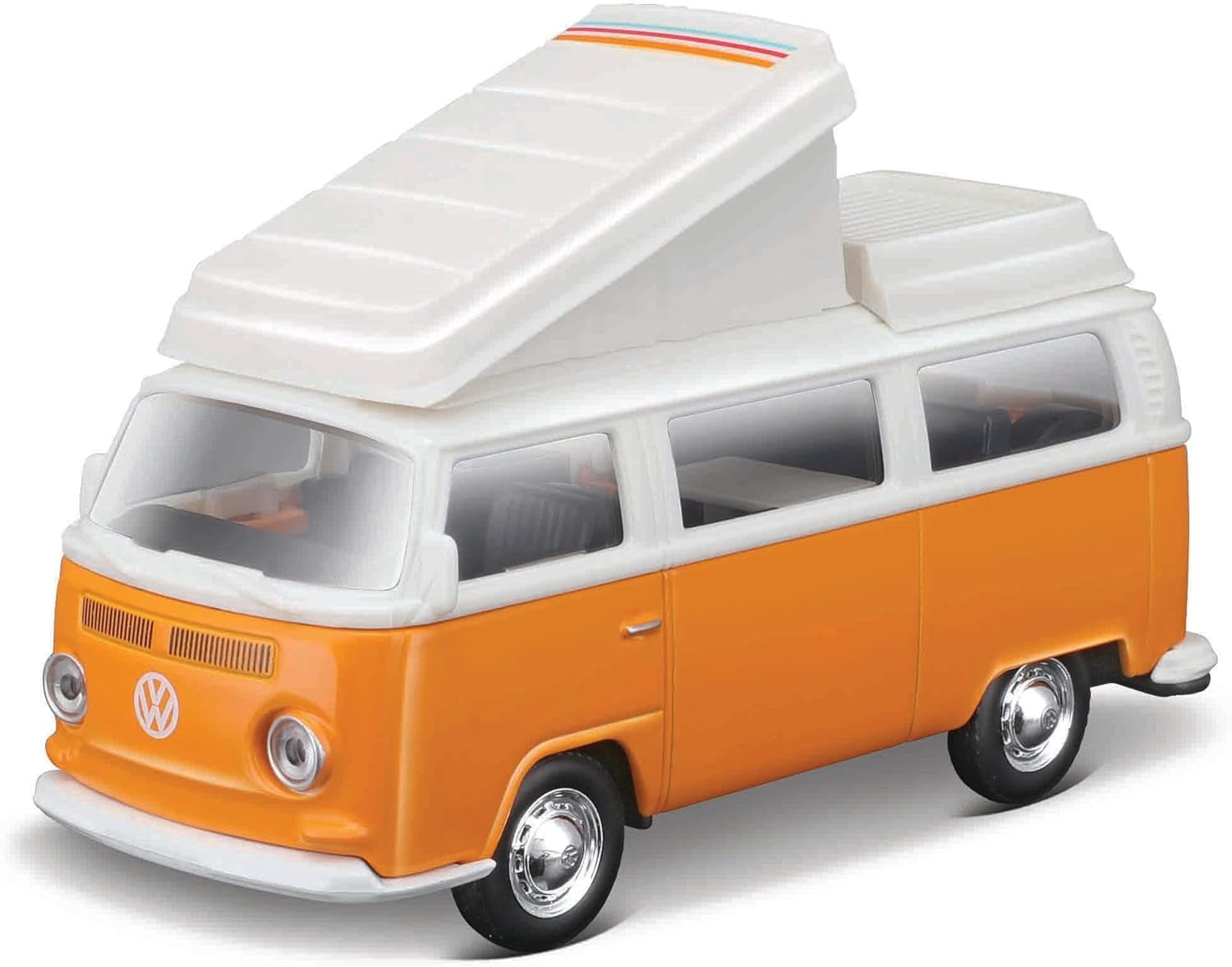 2020 Volkswagen Type 2 Bus w/Roof Rack & Extra Wheel, Yellow - Maisto ...