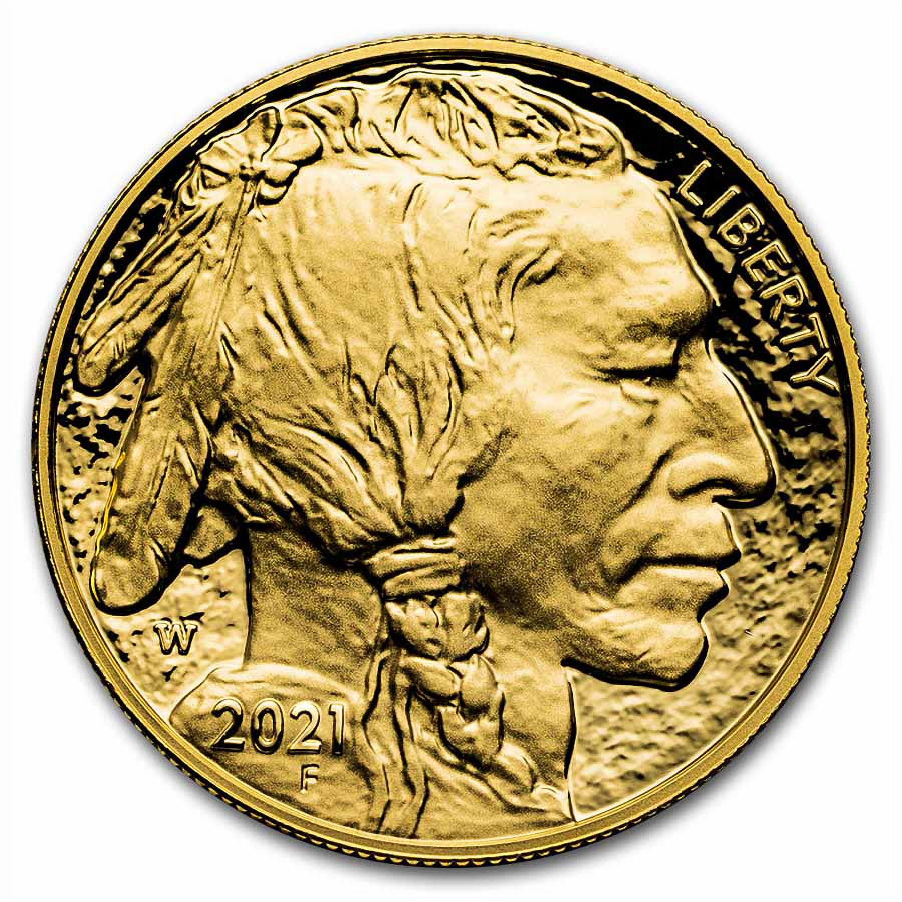 2021-W 1 oz Proof Gold Buffalo (w/Box & COA) - Walmart.com