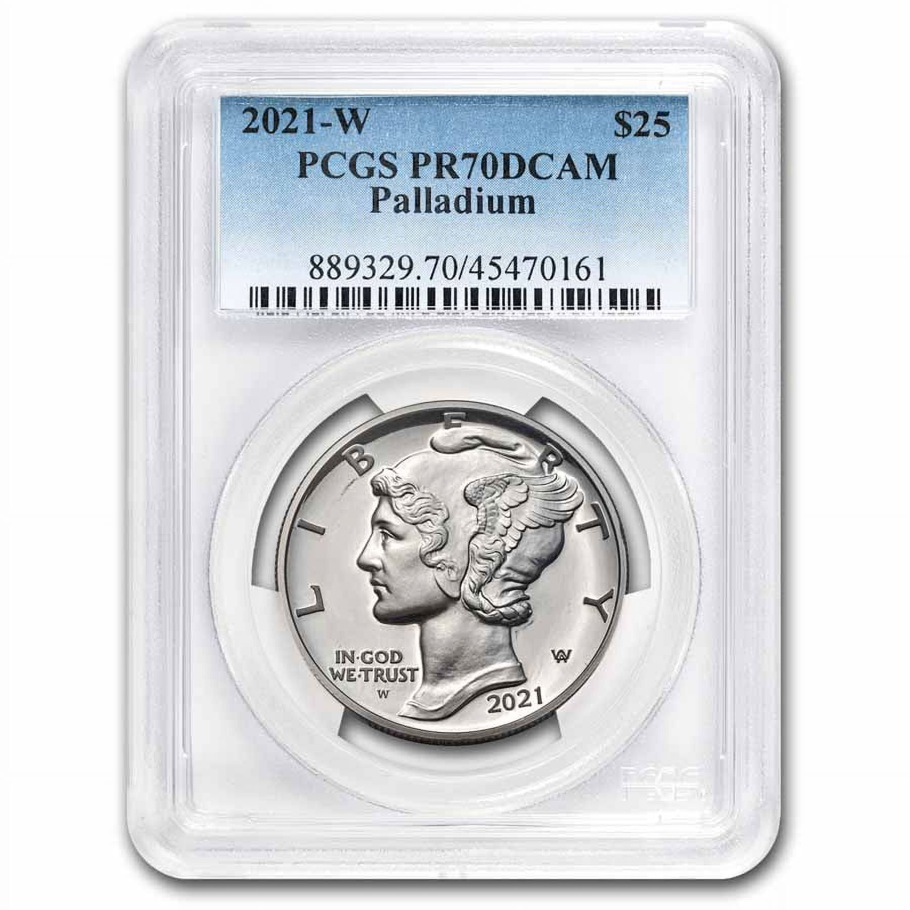 2021-W 1 oz Proof Palladium Eagle PR-70 PCGS - Walmart.com