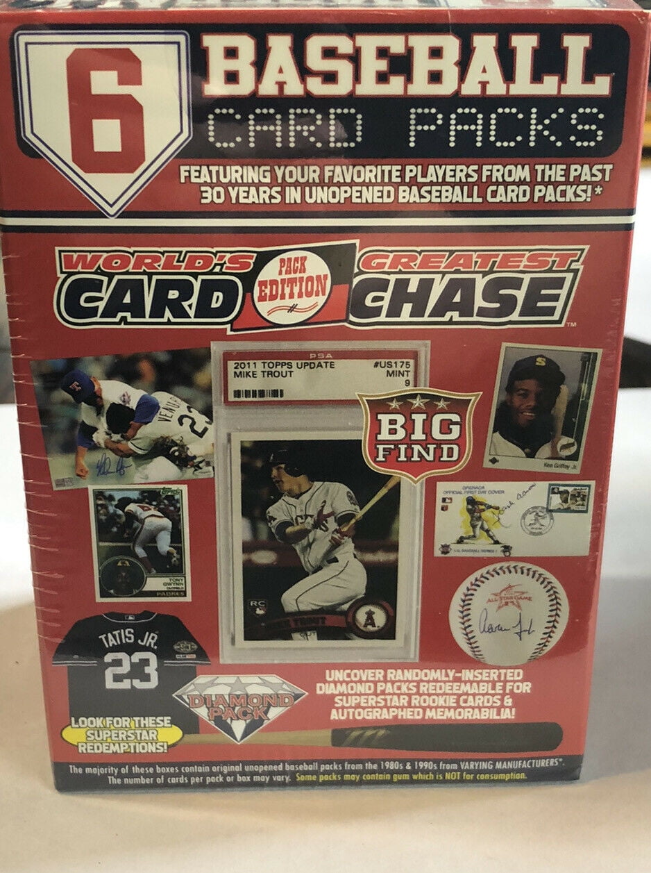 2021 Worlds Greatest Card Chase Baseball Blaster Box, Trout Rookie RC ...