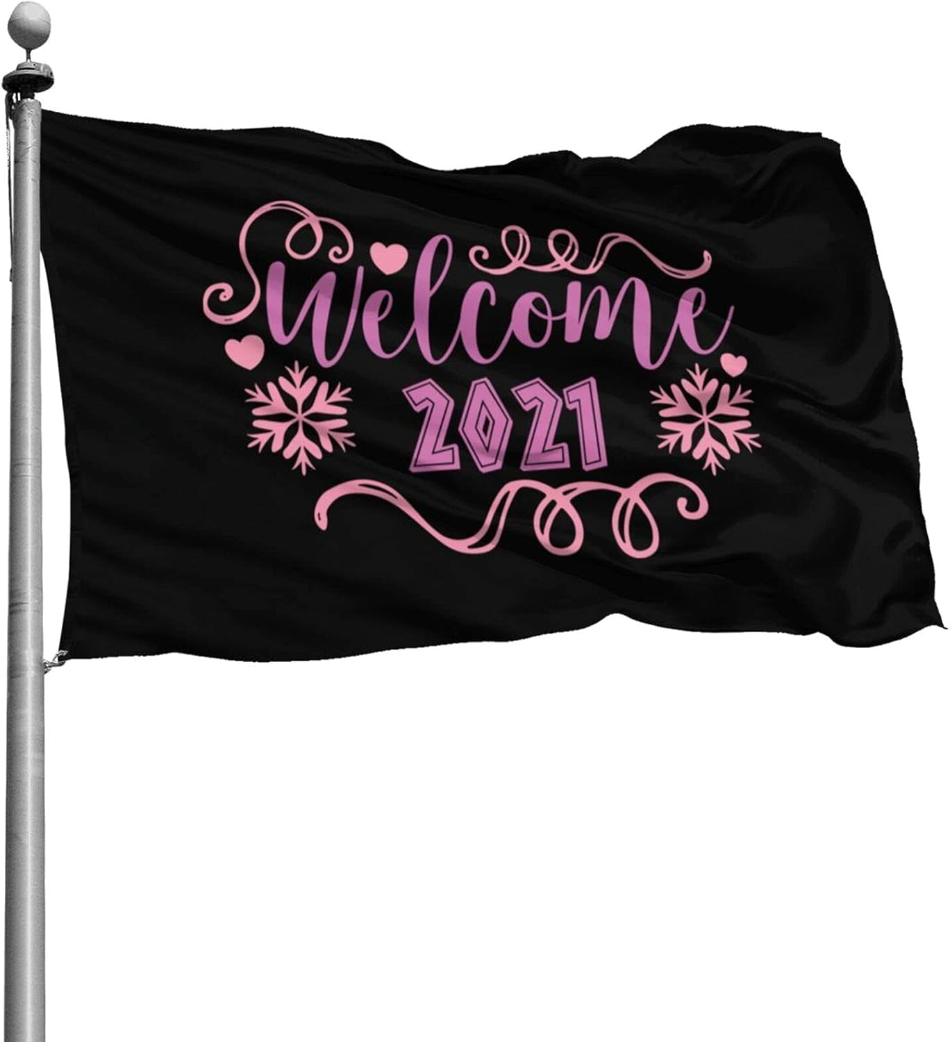 2021 Year Welcome Slogan 4x6 Ft Outdoor Banner House Courtyard Garden ...