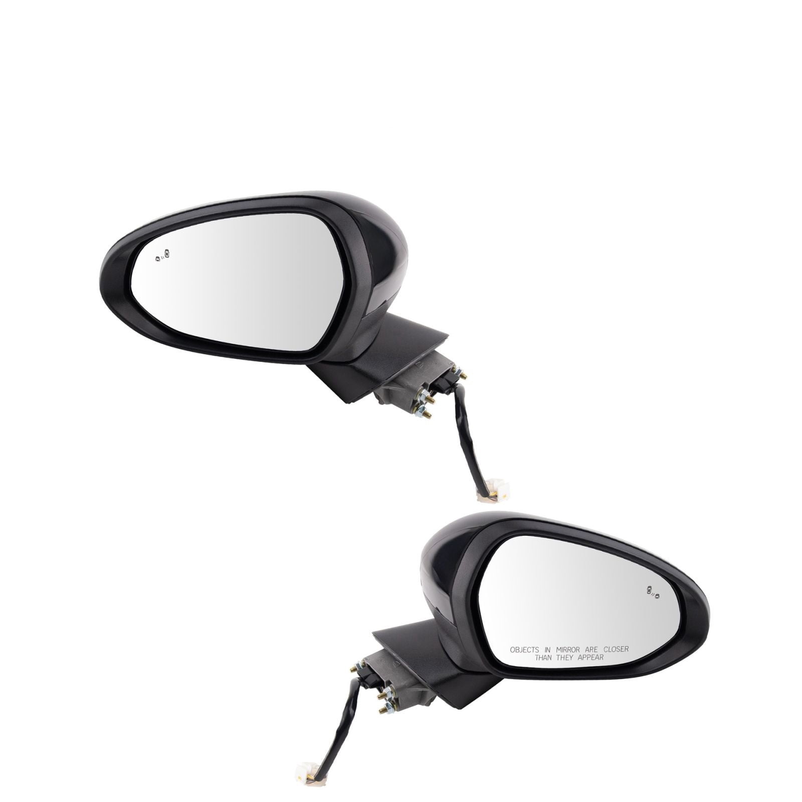 2021 for Kia K5 Driver and Passenger Side Mirror Set - Black, Foldable ...