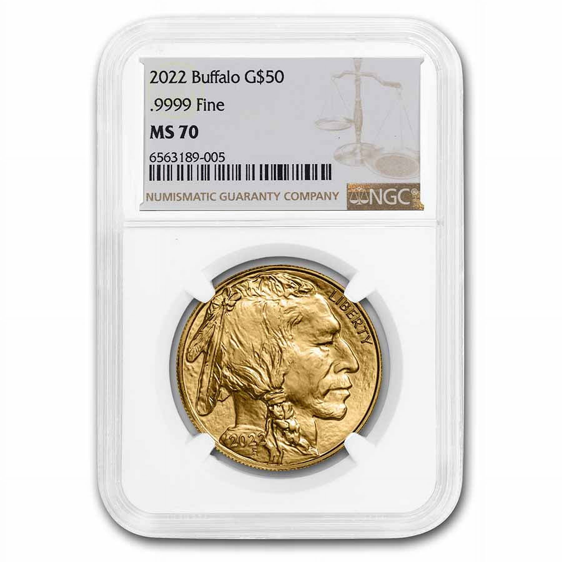 2022 1 oz Gold Buffalo MS-70 NGC - Walmart.com